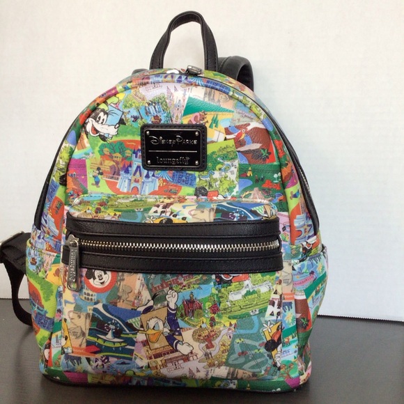 Loungefly | Bags | Disney Loungefly Rare Backpack Disney Parks Disney ...